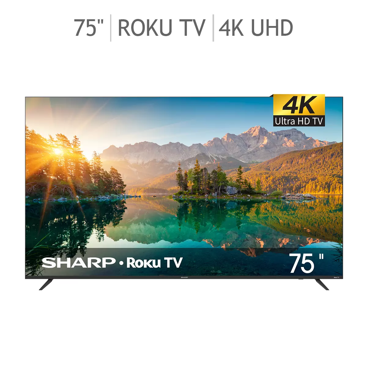 Pantalla 75" 4K UHD Smart TV, Sharp - GUCIYECA Tienda Online