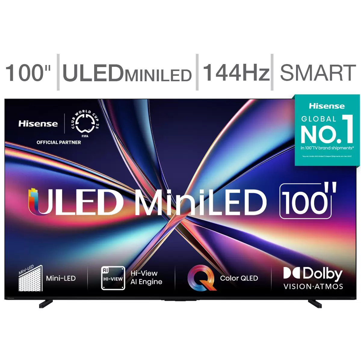 Pantalla 100" ULED MiniLed Fire TV, Hisense - GUCIYECA Tienda Online